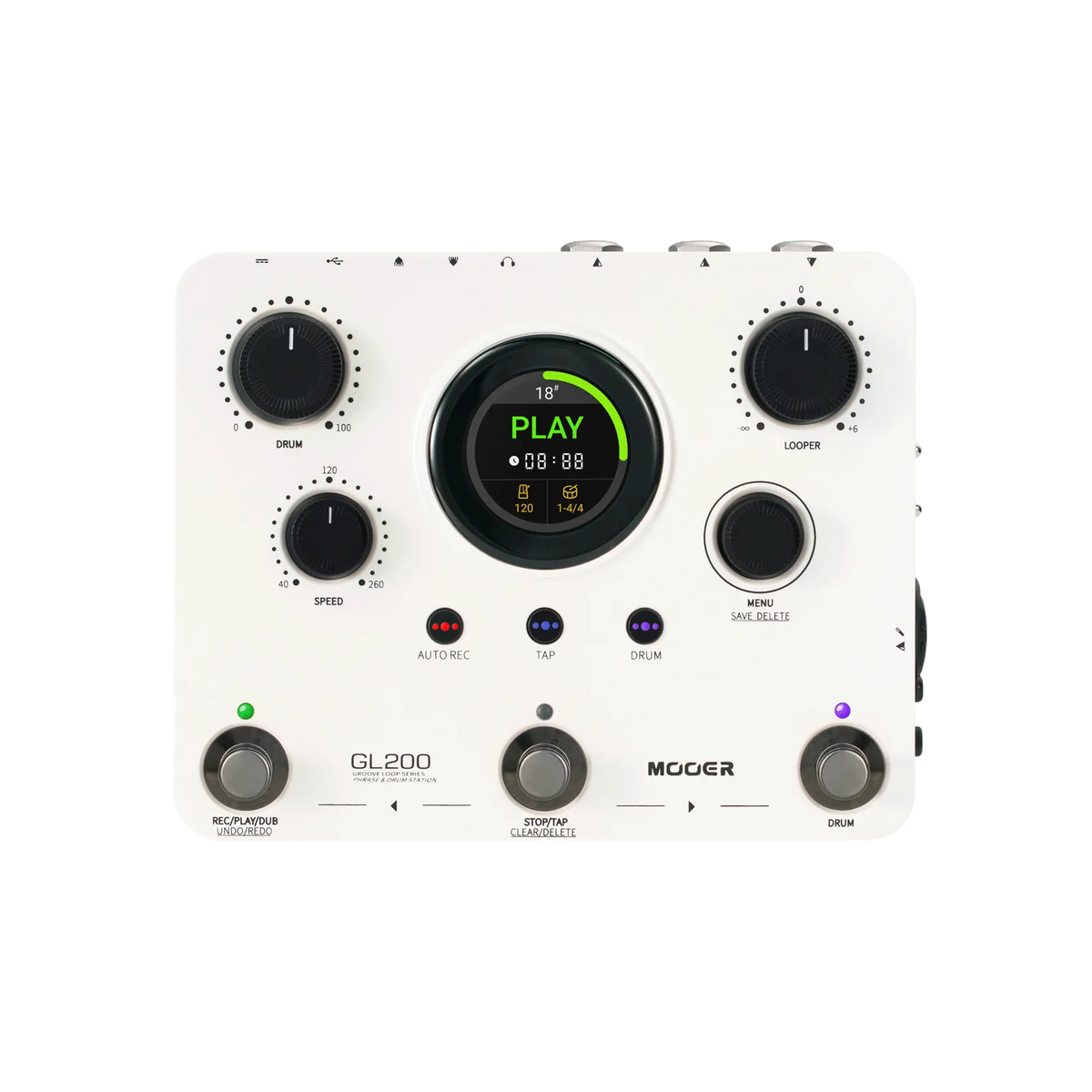 Mooer GL200 Groove Loop Phrase and Drum Station Pedal – jademcaustralia