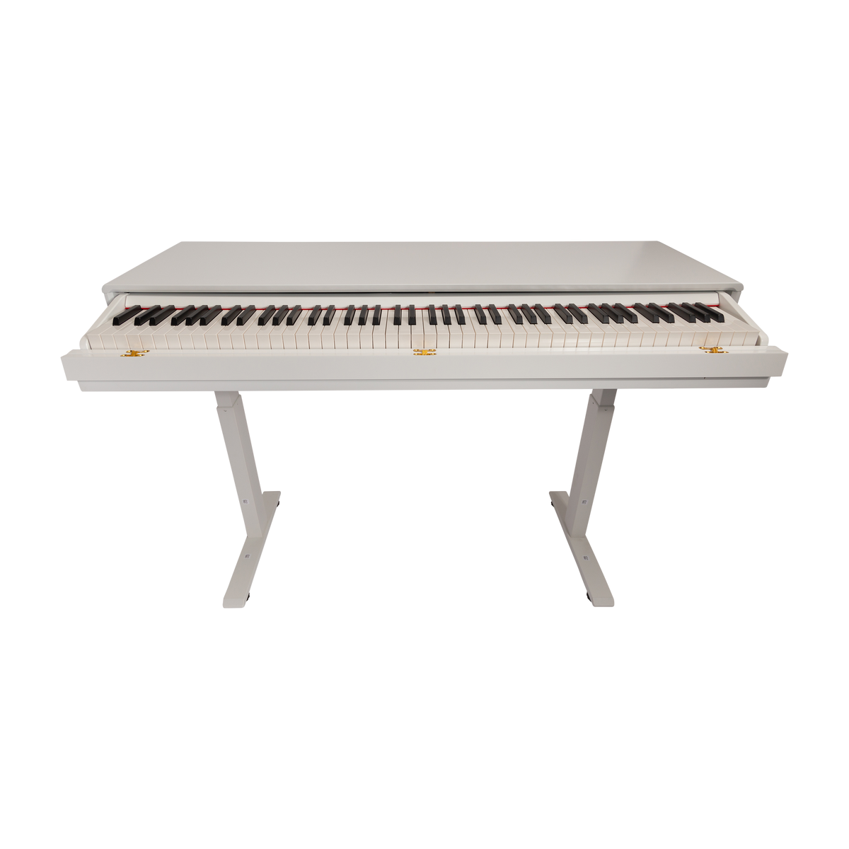 CROWN CMPD-822 HEIGHT ADJUSTABLE HIDEAWAY DIGITAL PIANO (White ...