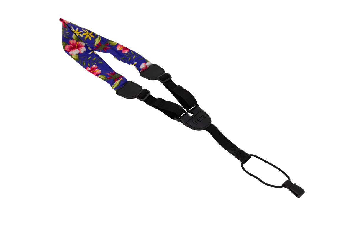 Fretz 1" Poly Neck Ukulele Strap w/ Hook Blue – jademcaustralia