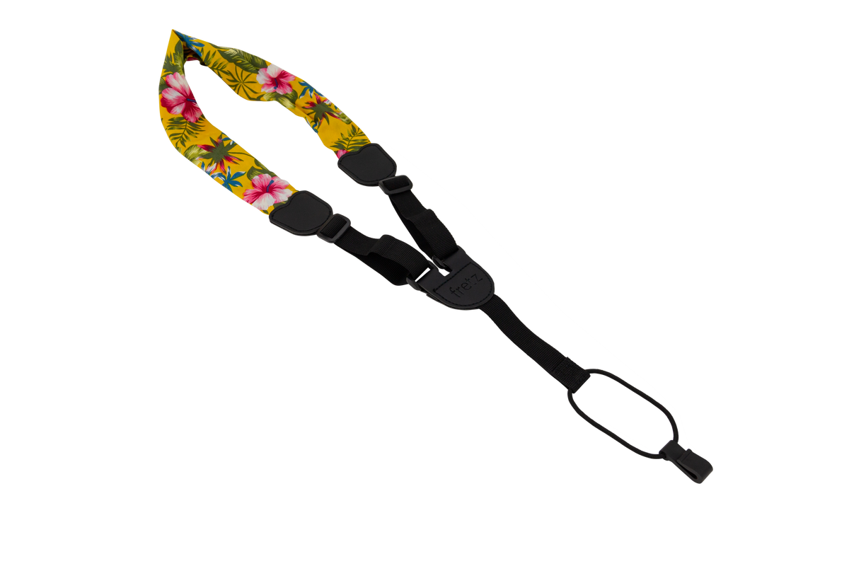 Fretz 1" Poly Neck Ukulele Strap w/ Hook Yellow – jademcaustralia