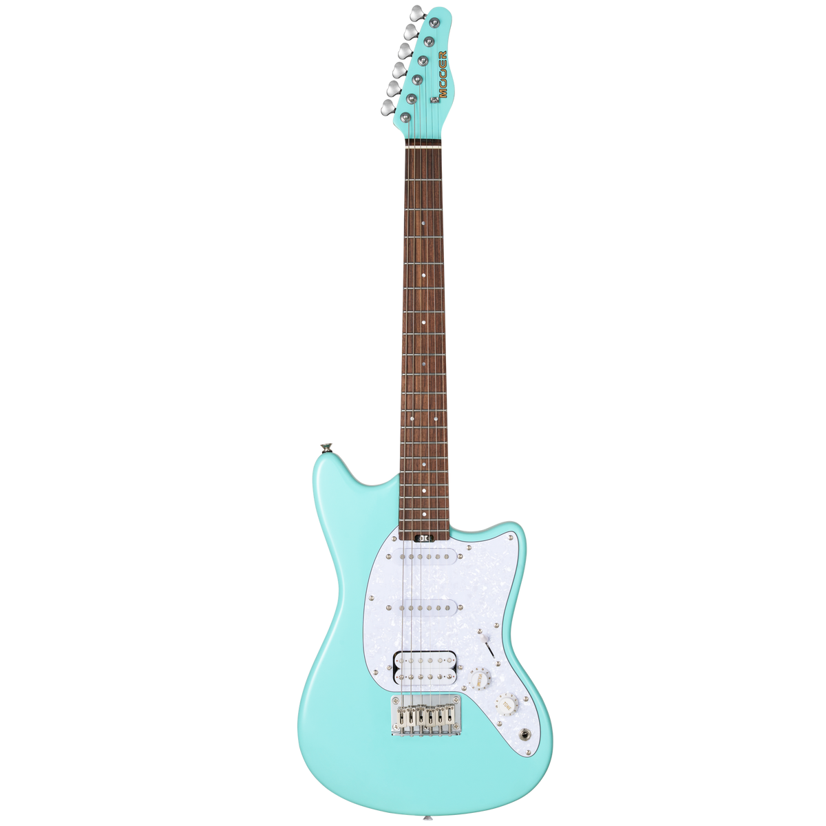 MOOER MLT10 OFFSET LIGHT ELECTRIC GUITAR (CANDY BLUE) – jademcaustralia