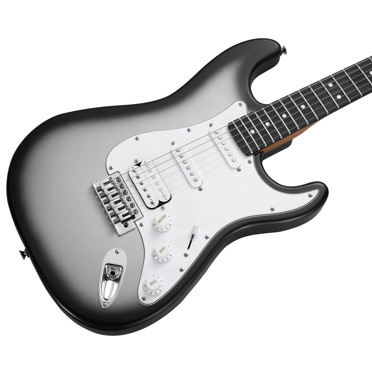MOOER MSC12 ELECTRIC GUITAR (IRON SILVER) – jademcaustralia