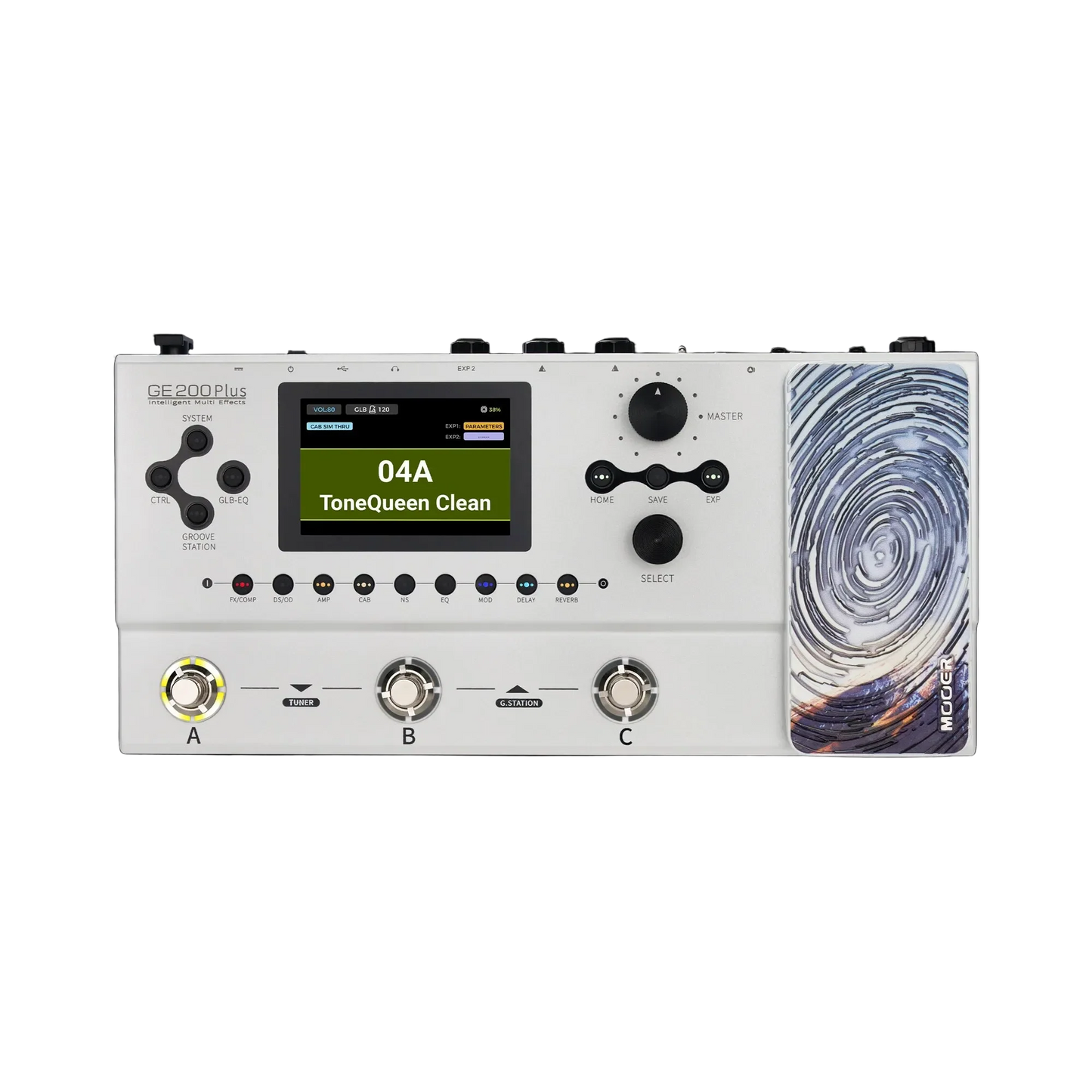 Mooer GE-200 Plus Guitar Multi-Effects Processor (White) – jademcaustralia