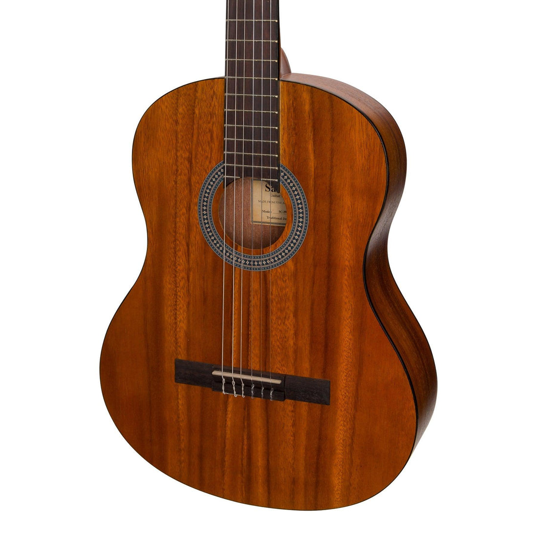Sanchez 3/4 Student Acoustic-Electric Classical Guitar with Gig Bag (K ...