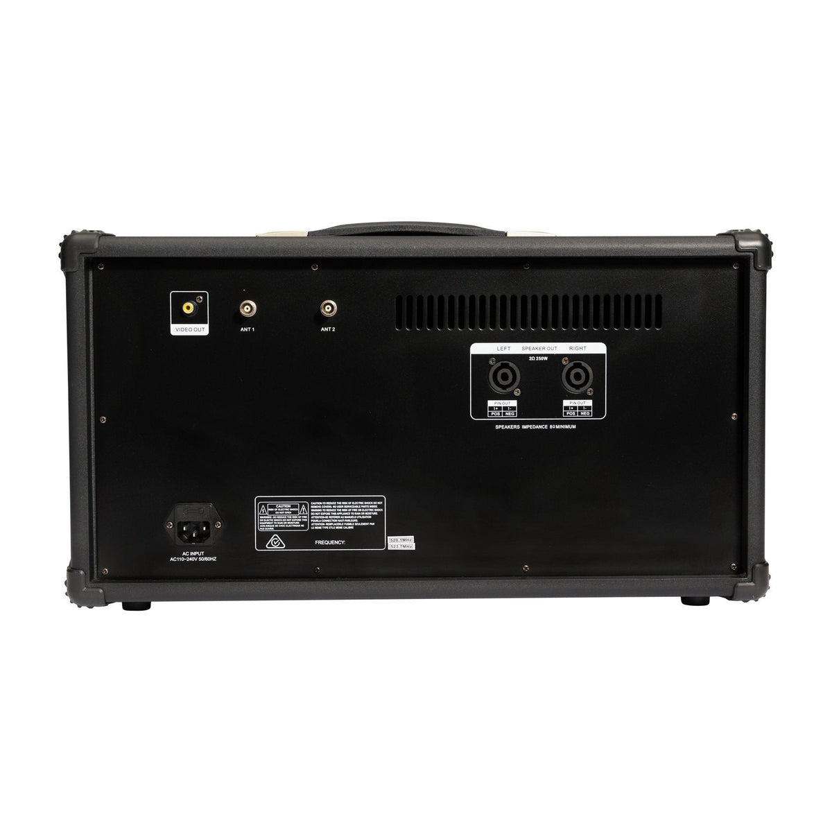SoundArt 8 Channel 400 Watt Dual Wireless Powered Mixer PA System with ...