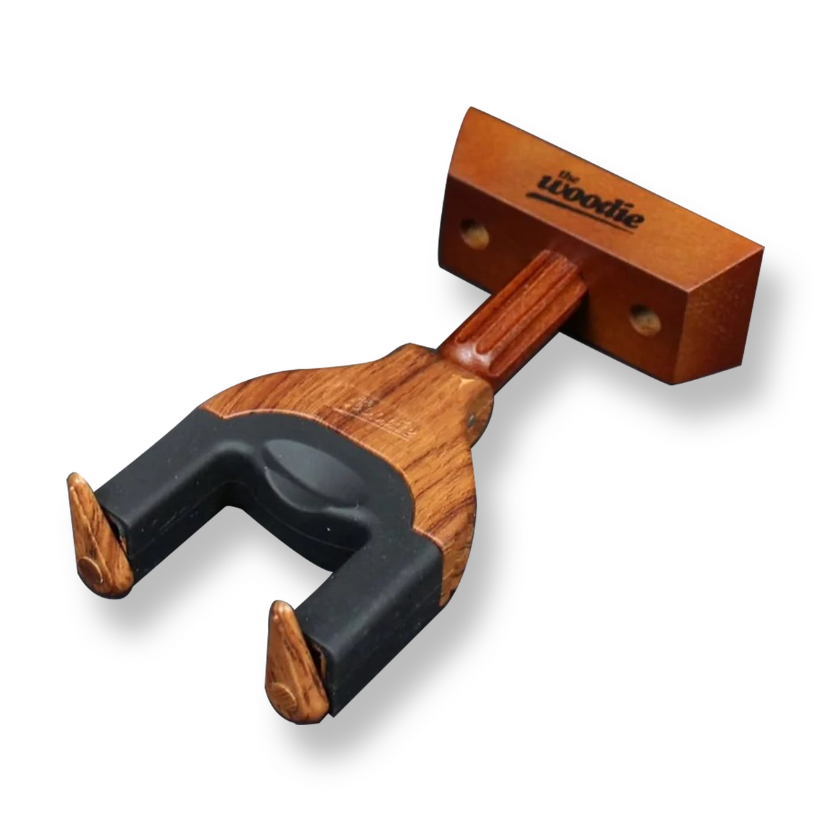 Fretz 'Woodie' Short Self-Securing Wall-Mounted Ukulele Hanger (Mahoga ...