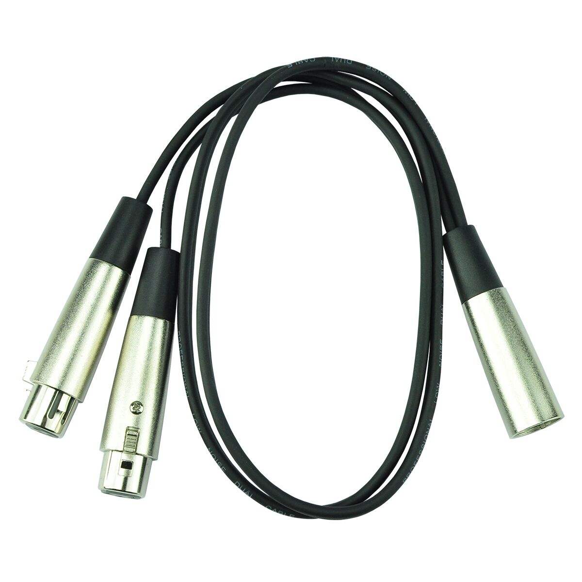 Handy Patch 1m Male XLR to Two Female XLR – jademcaustralia